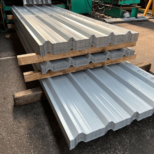 BOX PROFILE ROOFING SHEETS | LIGHT GREY | POLYESTER COATED | .4MM THICK ...